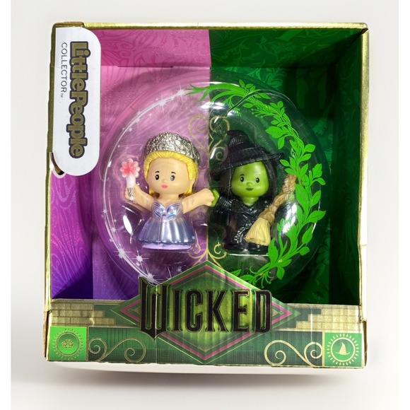 Fisher-Price | Toys | Wicked Little People Collector Glinda Elphaba Set ...